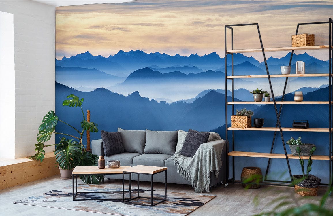 Undulating Peaks Wall Murals