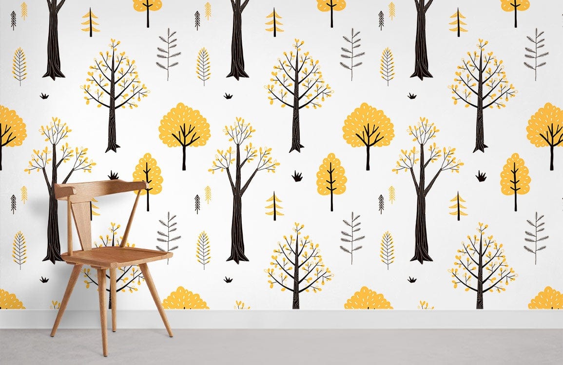 Autumn Trees Wall Murals