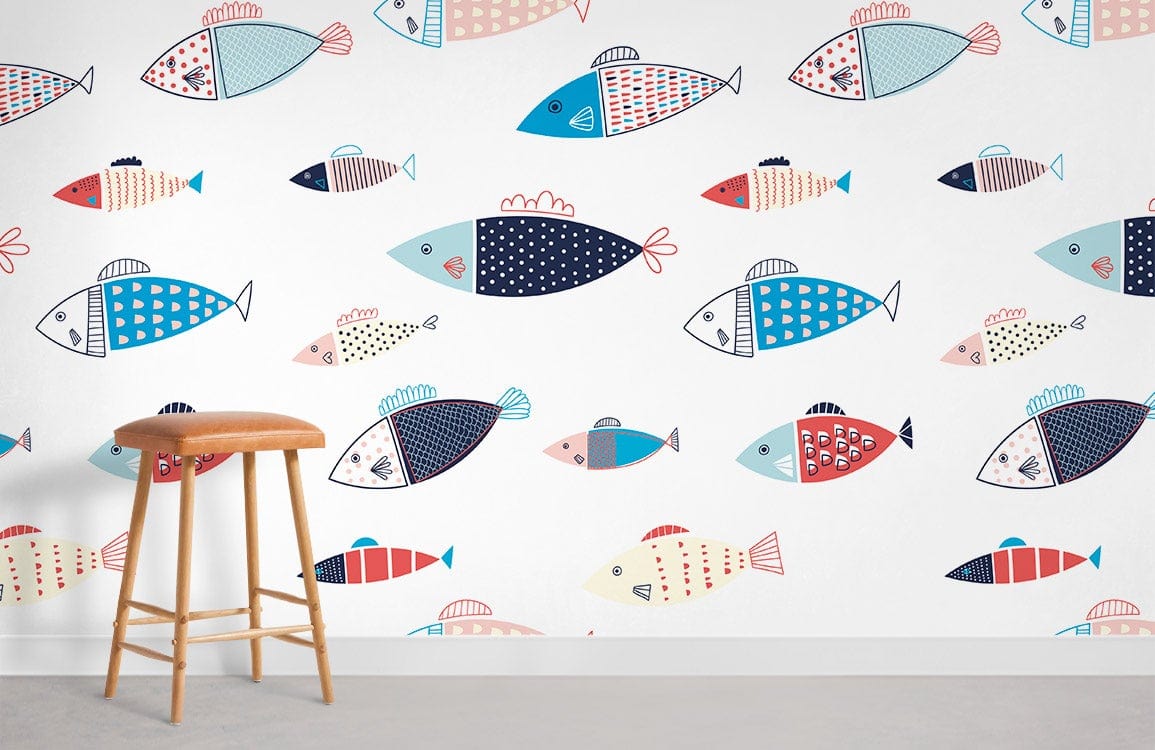 Cute Fish Wall Murals