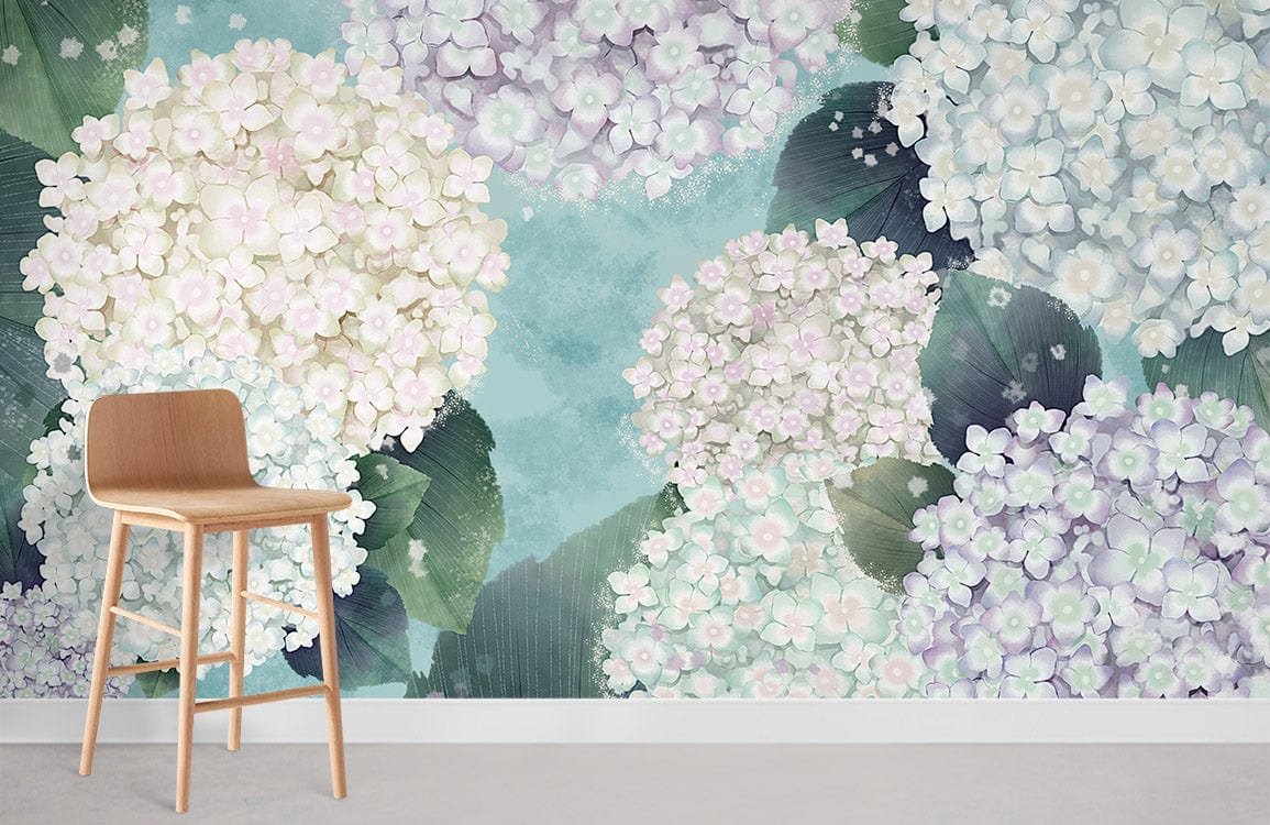 Hydrangea Wall Murals
