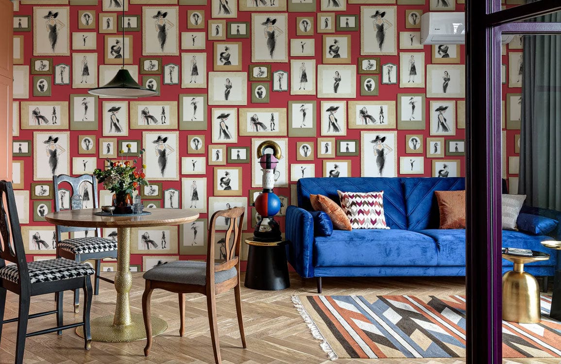 Modern Lady Wall Murals