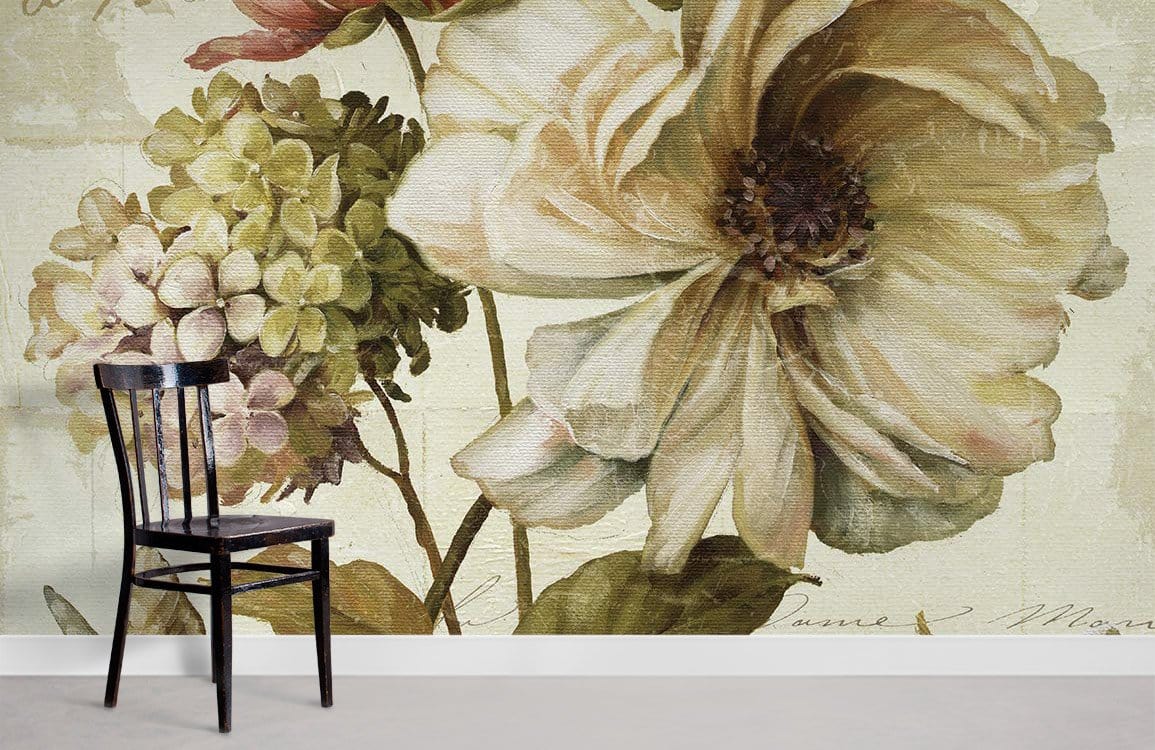 Petal Pattern Wall Murals