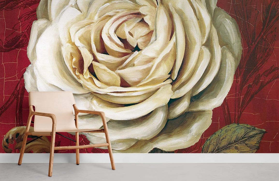 Sketch Rose Wall Murals