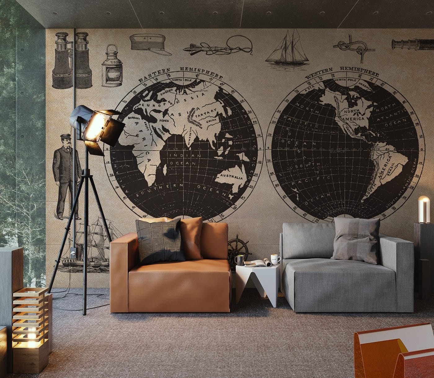 Navigation Wall Murals