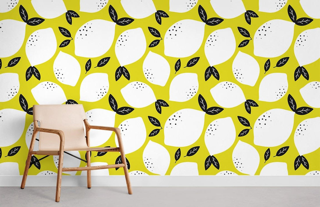 White Lemon Wall Murals
