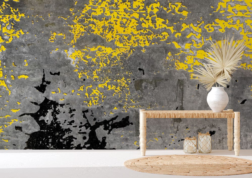 Yellow Dots Wall Wall Murals